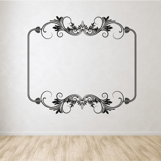 Floral Frame Decals