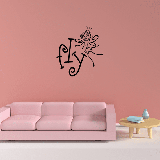 Fly fairy Wall Decal