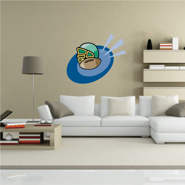 Football Gear Wall Decal - Vinyl Sticker - Car Sticker - Die Cut ...