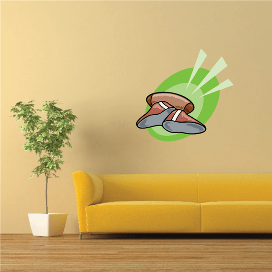 Football Gear Wall Decal - Vinyl Sticker - Car Sticker - Die Cut ...