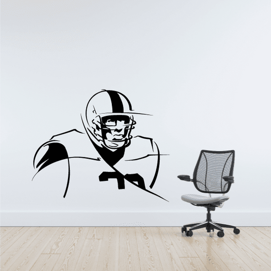 Football Wall Decal - Vinyl Decal - Car Decal - Bl002