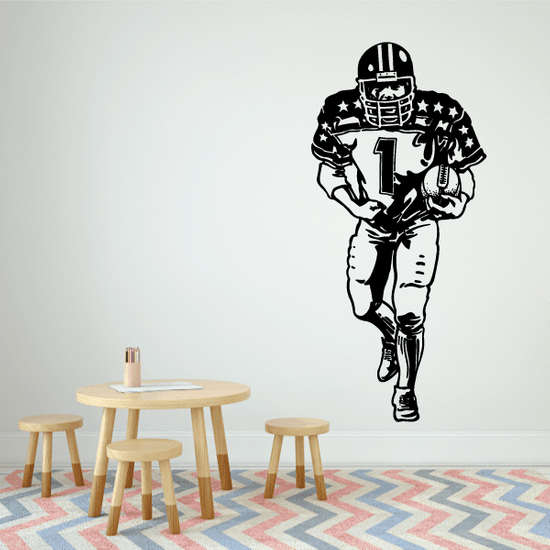 Football Wall Decal - Vinyl Decal - Car Decal - Bl018