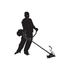 Gardener Weed Wacking Decal