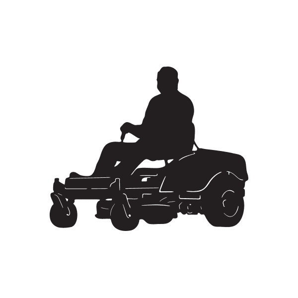 Gardner on Zero Turn Lawnmower Decal