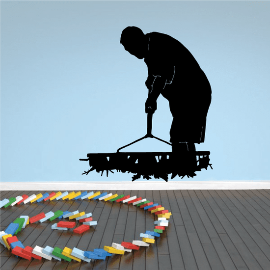 Gardner with large Rake Decal