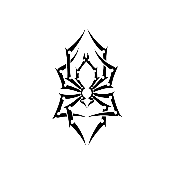 Geometric Pointy Spider Decal