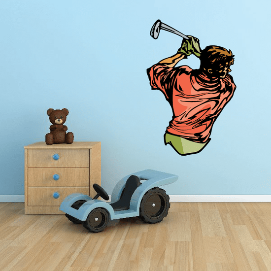 Golf Wall Decal - Vinyl Sticker - Car Sticker - Die Cut Sticker ...