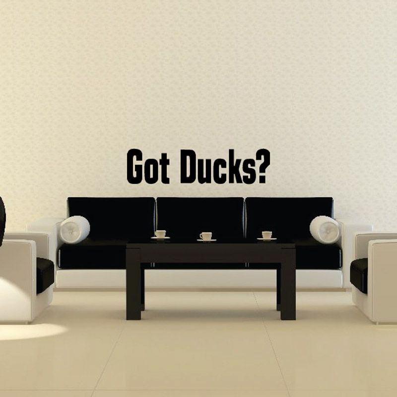 Got ducks Wall Decal - Vinyl Decal - Car Decal - DC0062