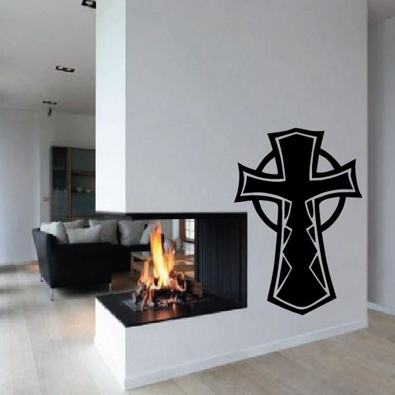 Gothic Cross Decal