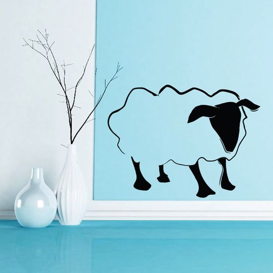 Grazing Sheep Decal
