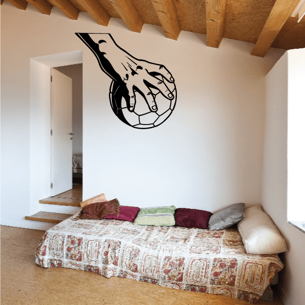 Hand Grip Rugby Ball Decal