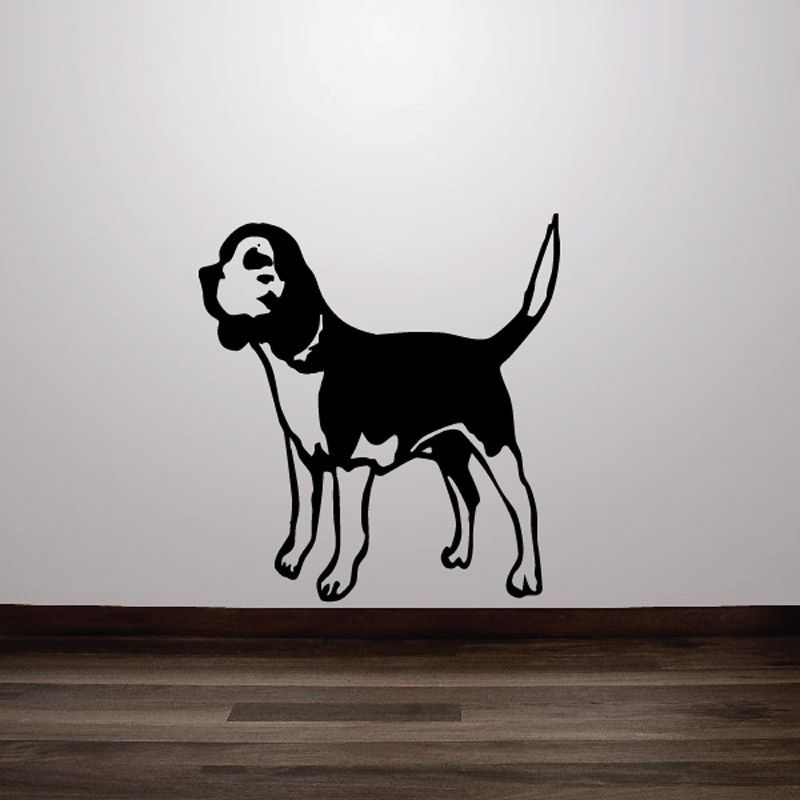 Happy Hunting Beagle Decal