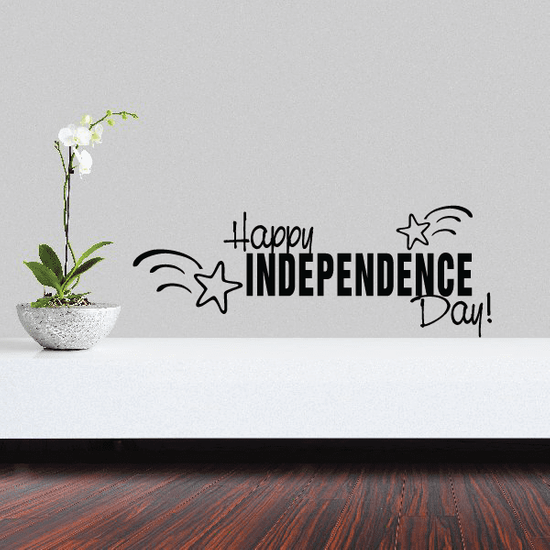 Happy Independence Day Decal