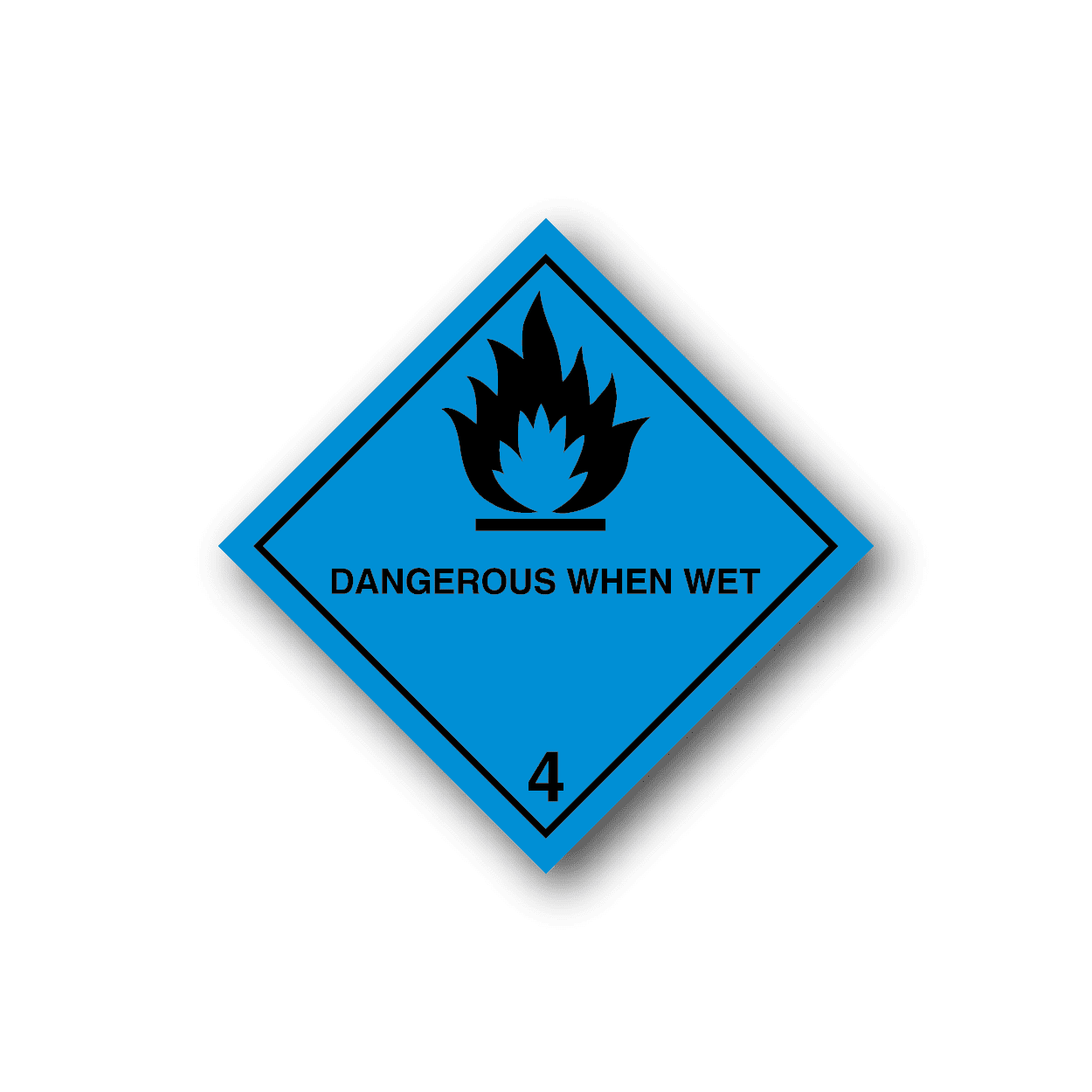 Hazardous Safety Sign Wall Decal - Vinyl Sticker - Car Sticker - Die ...