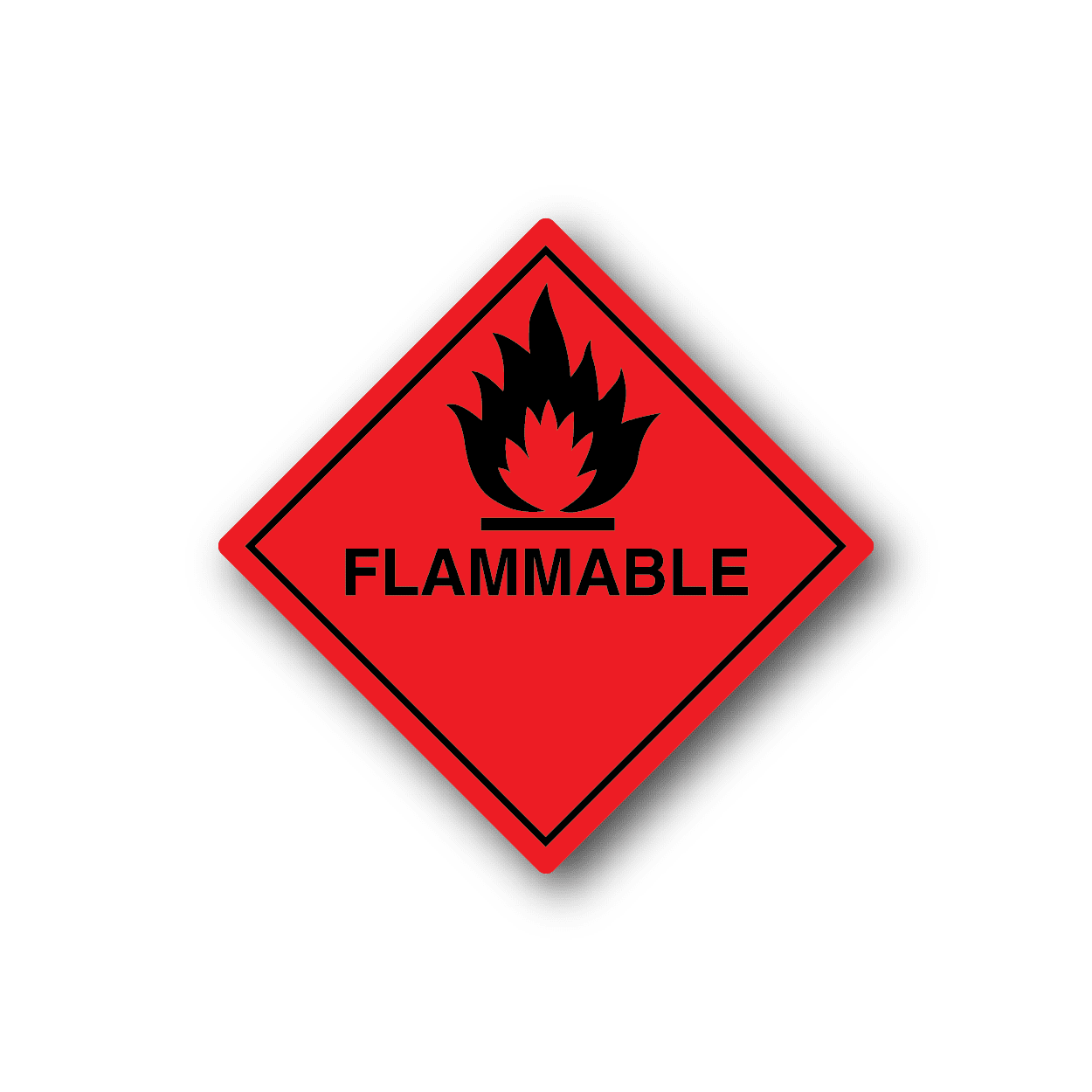 Hazardous Safety Sign Wall Decal - Vinyl Sticker - Car Sticker - Die ...