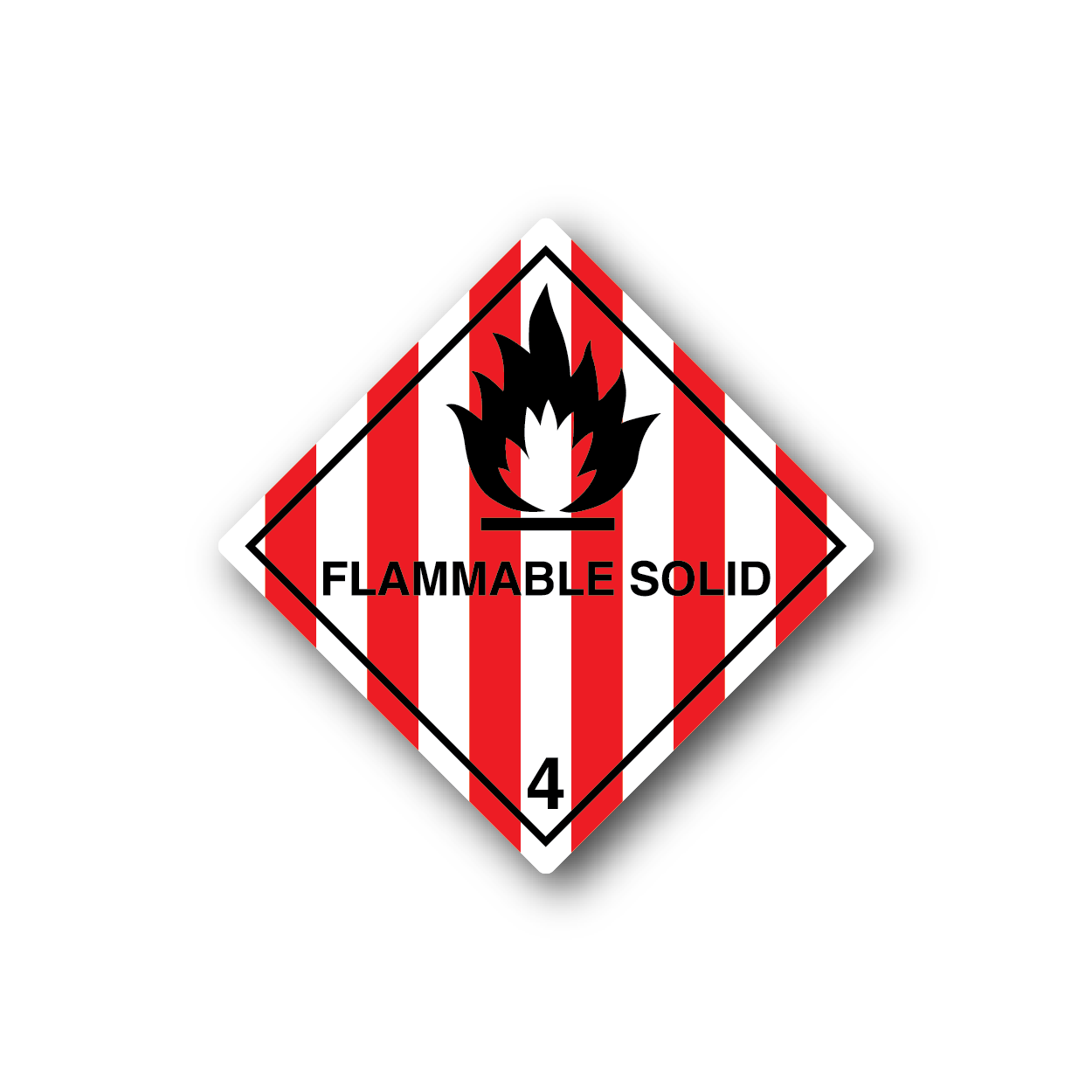 Hazardous Safety Sign Wall Decal - Vinyl Sticker - Car Sticker - Die ...