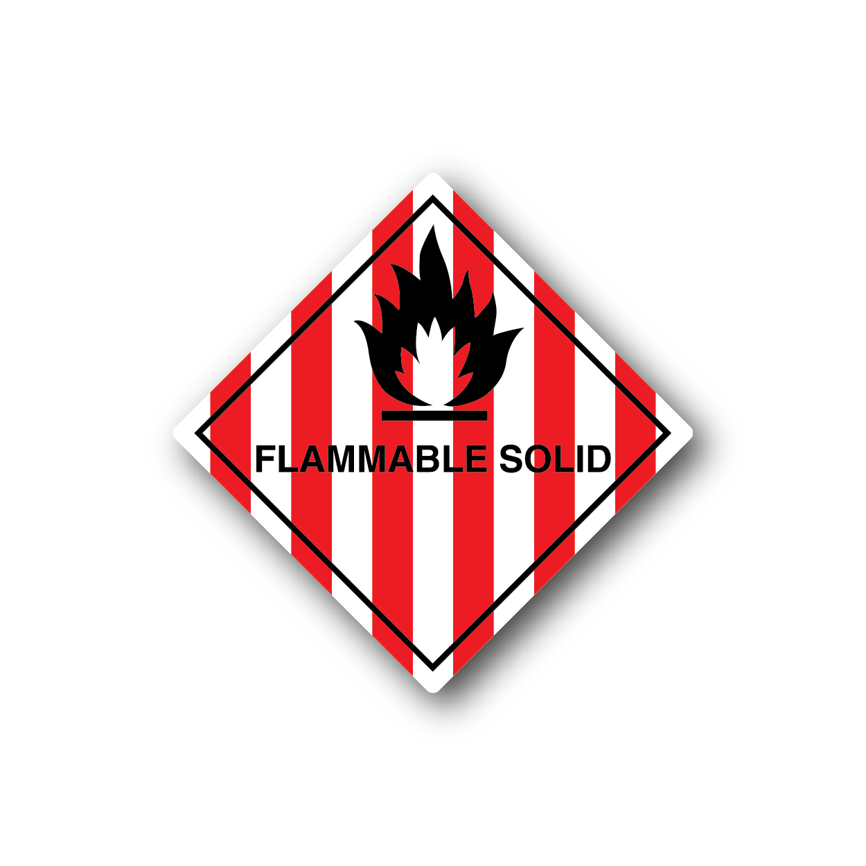 Hazardous Safety Sign Wall Decal - Vinyl Sticker - Car Sticker - Die ...