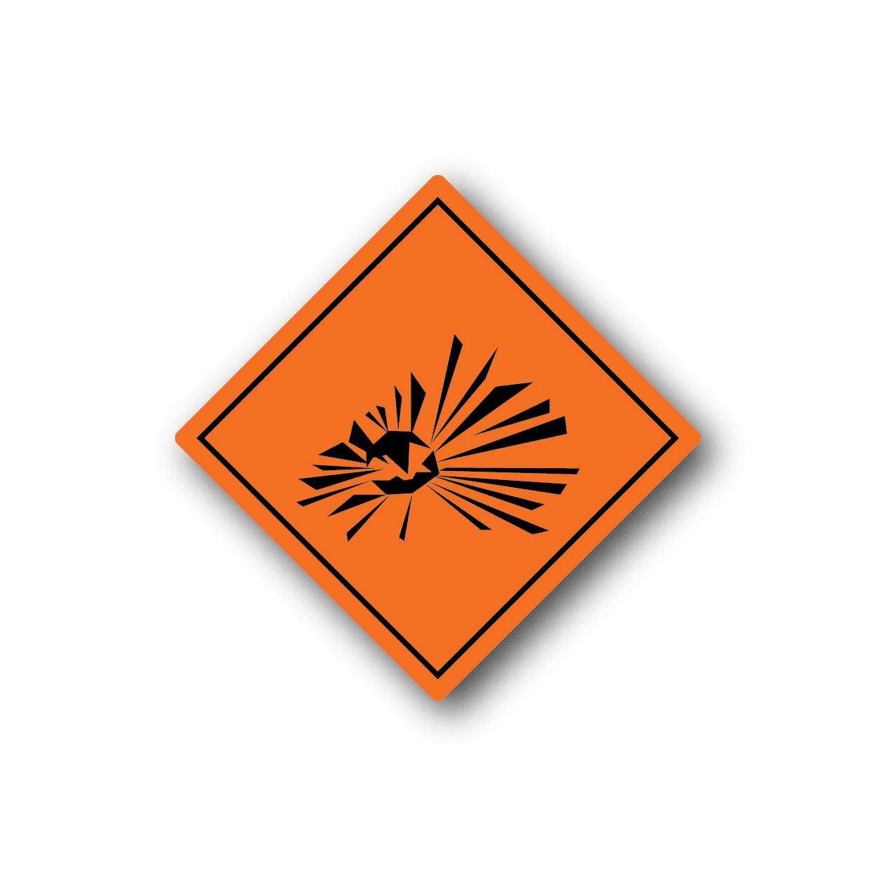 Hazardous Safety Sign Wall Decal - Vinyl Sticker - Car Sticker - Die ...
