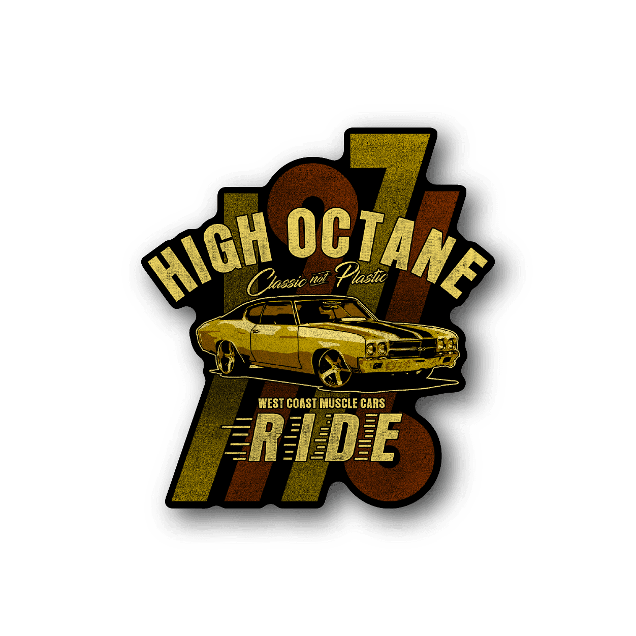 High Octane 97 Sticker
