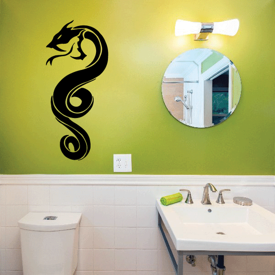 Hissing Serpent Snake Decal