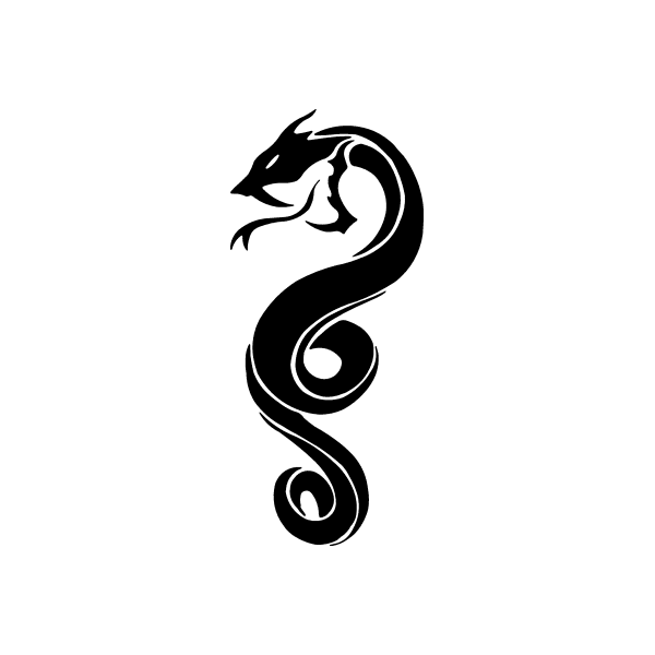 Hissing Serpent Snake Decal