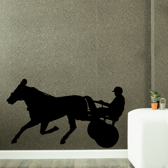 Horse racing Wall Decal - Vinyl Decal - Car Decal - Bl007