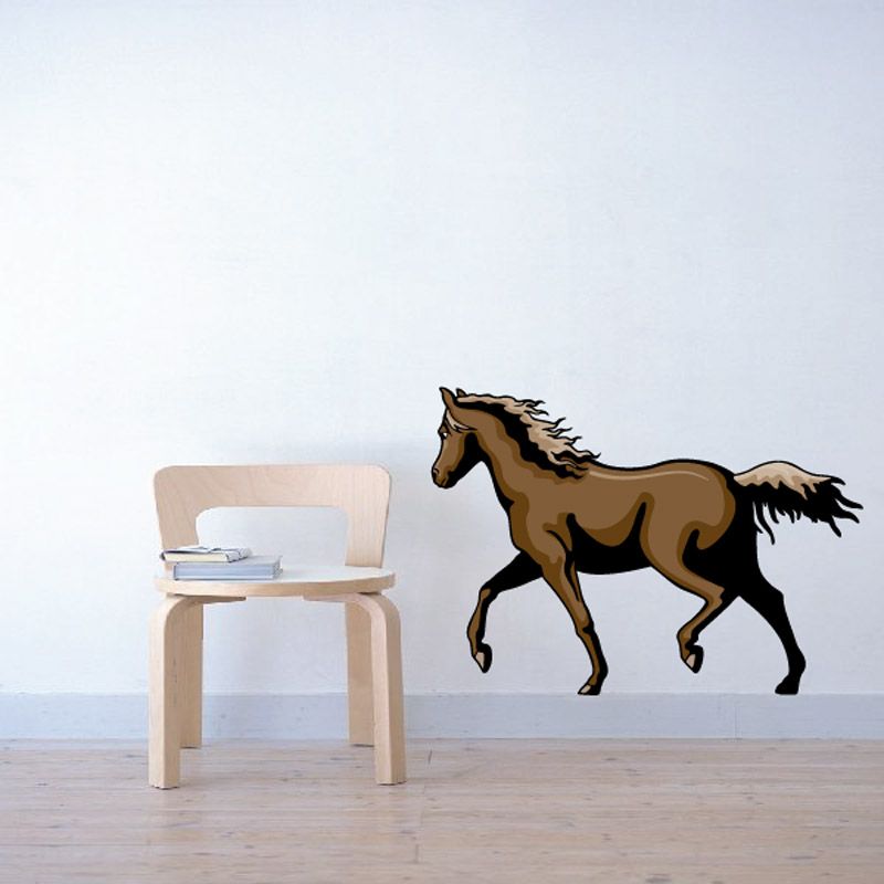 Horse Running Sticker