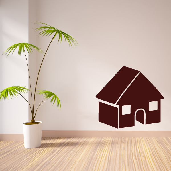 House Buildinghouse Wall Decal - Vinyl Decal - Car Decal - Id006