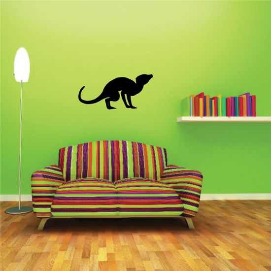 Hunched Meerkat Decal