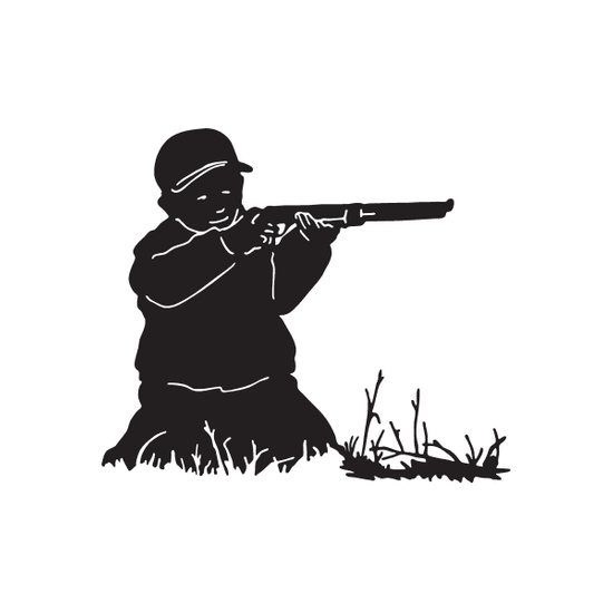 Hunting Wall Decal - Vinyl Decal - Car Decal - 012