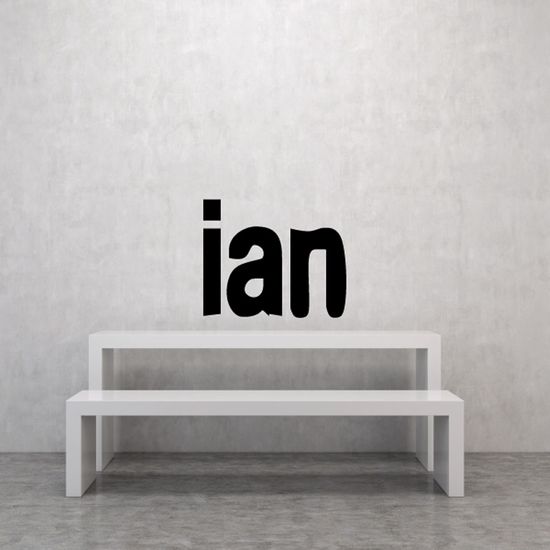 Ian Wall Decal - Vinyl Decal - Car Decal - DC0038