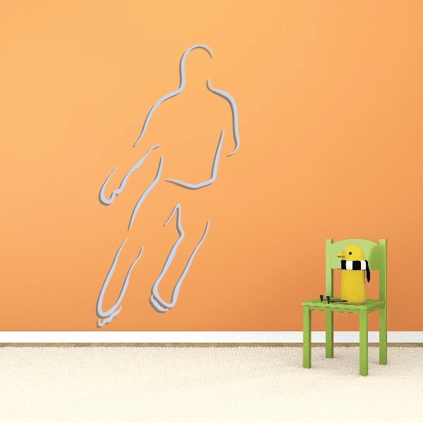 Ice Skating Wall Decal - Vinyl Sticker - Car Sticker - Die Cut Sticker ...