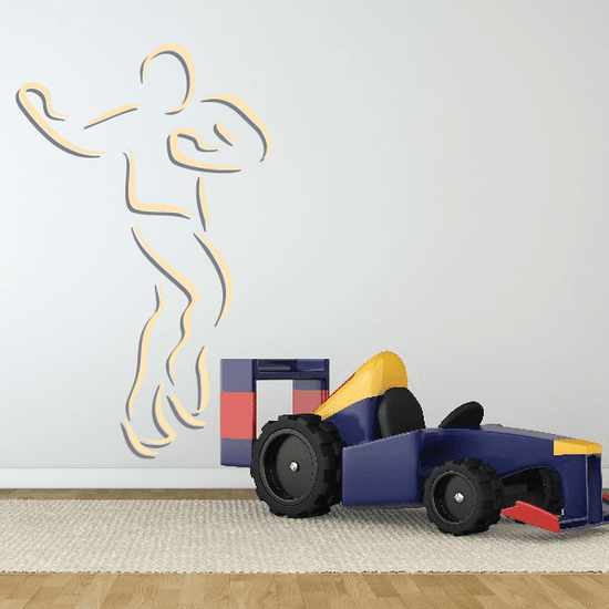 Ice Skating Wall Decal - Vinyl Sticker - Car Sticker - Die Cut Sticker ...