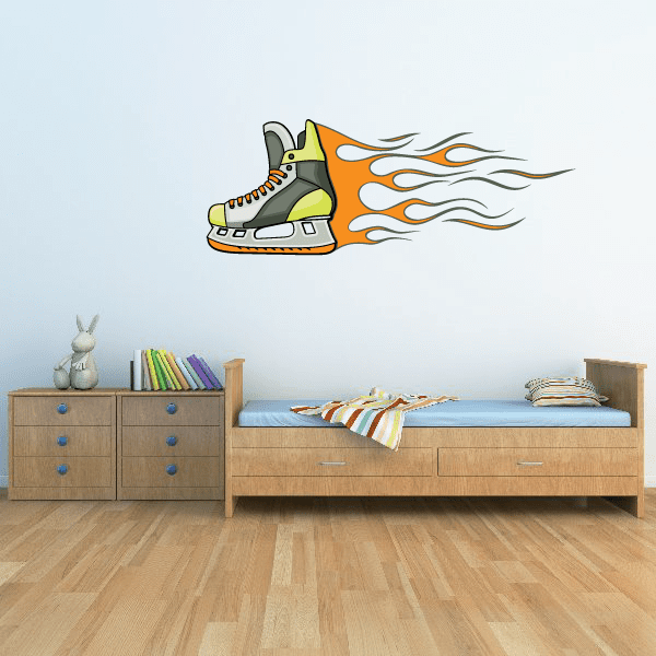 Ice Skating Wall Decal - Vinyl Sticker - Car Sticker - Die Cut Sticker ...