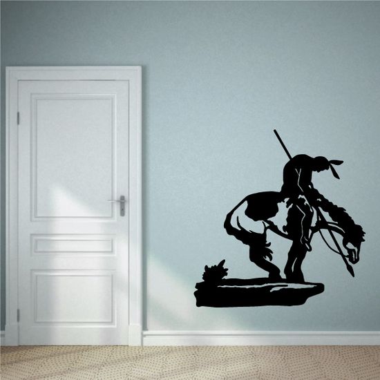 Indian Wall Decal - Vinyl Decal - Car Decal - 006