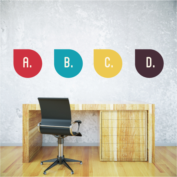 Info Color Graphic Wall Decal - Vinyl Decal - Car Decal - Idcolor004