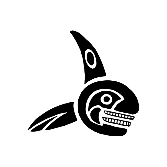 Inuit Alaskan Shark Decal
