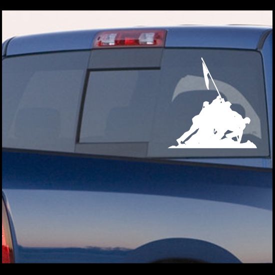 Iwo Jima Car Decal