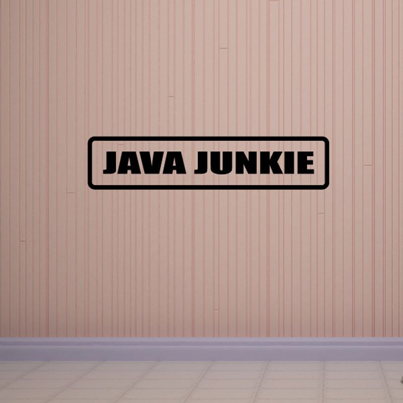Java junkie Decal