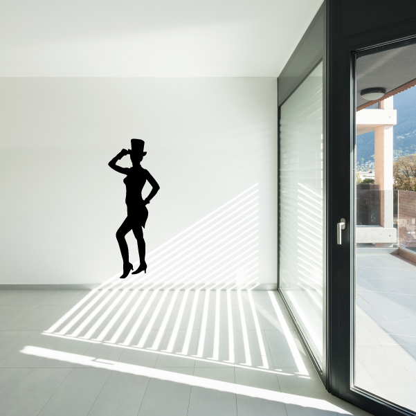 Jazz Dancer Wall Decal - Vinyl Decal - Car Decal - BA018