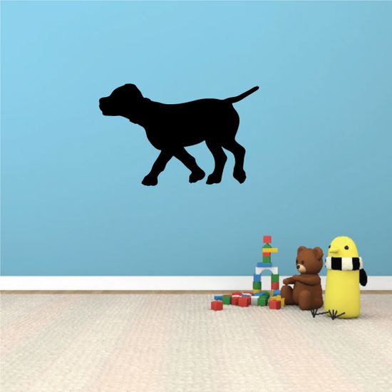 Jogging Puppy Decal