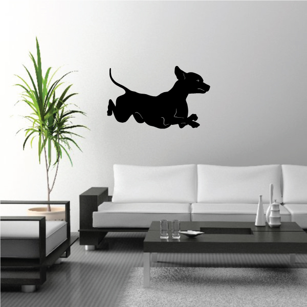 Jumping Xoloitzcuintli Decal