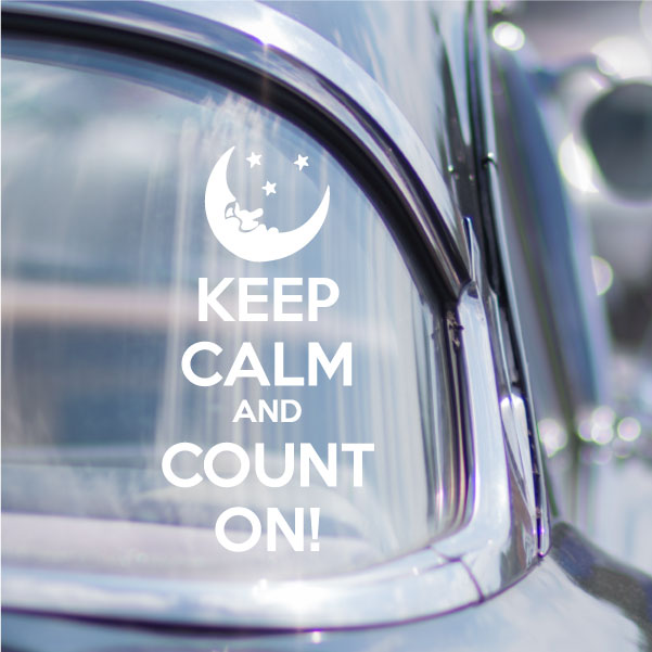 Keep Calm and Count On Decal