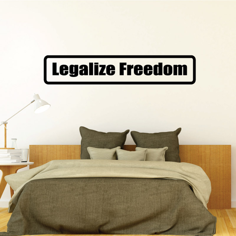 Legalize freedom Decal