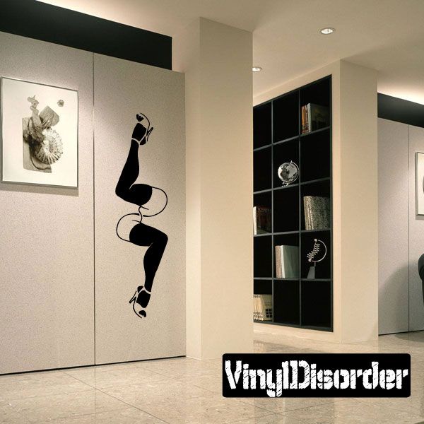 Legs in Thigh Highs and Heels Decal