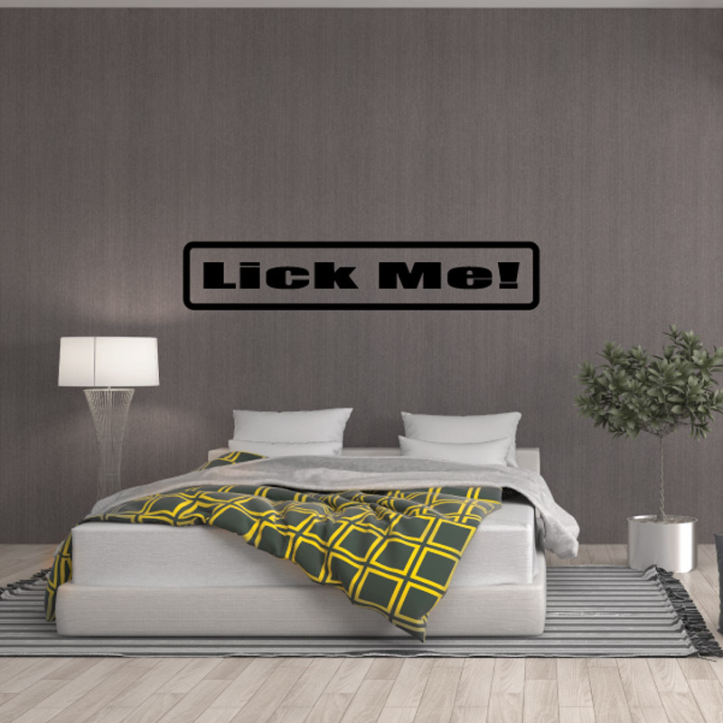 Lick me Decal