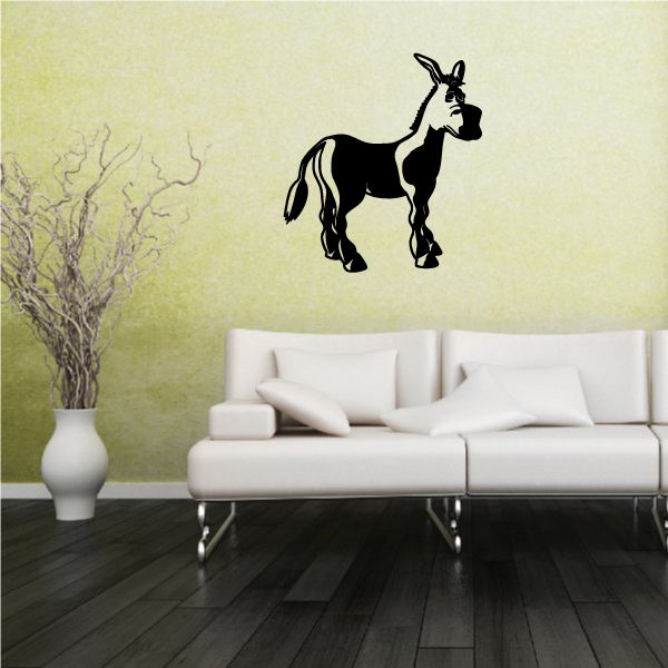 Looking Over Donkey Decal
