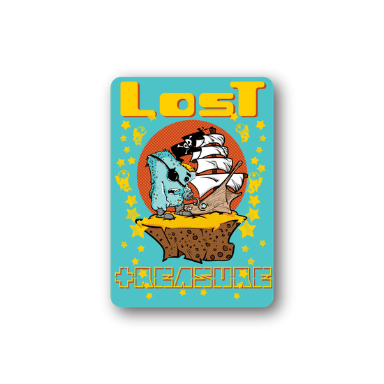 Lost Adventure Pirate Ship Sticker