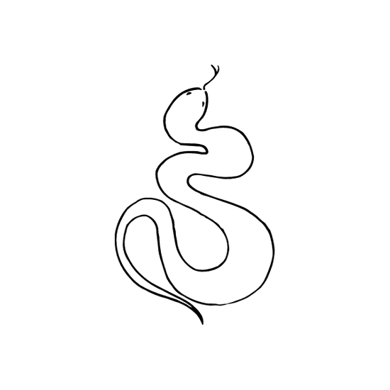 Majestic Slinking Snake Decal