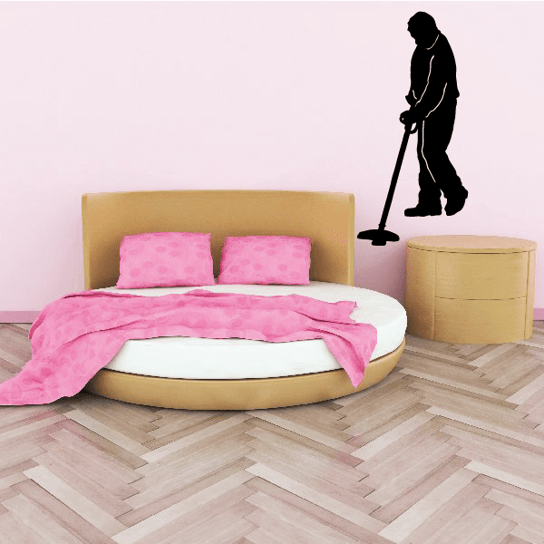 Male Gardner Weed wacking Decal